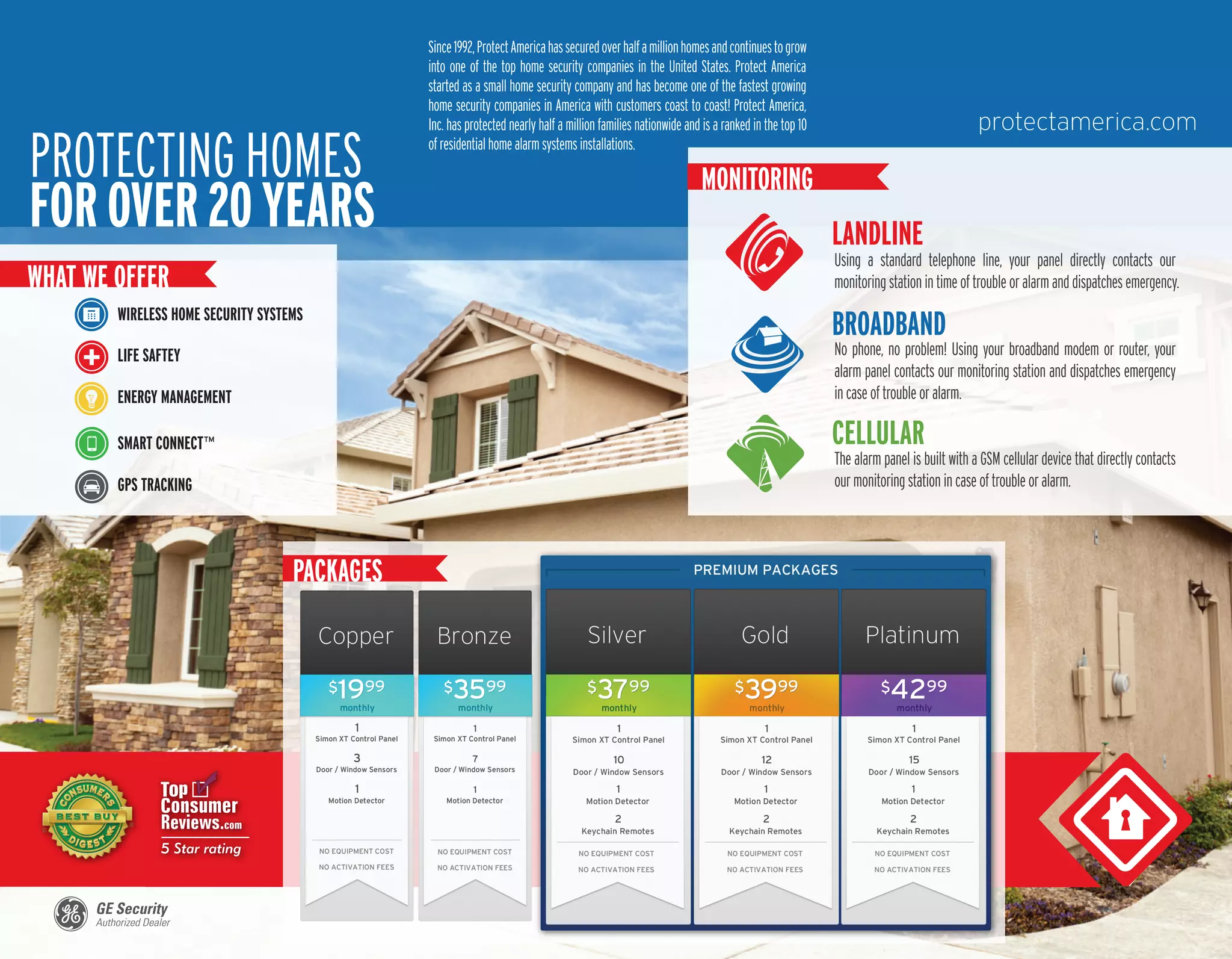 Protect America Security System Brochure | PPT