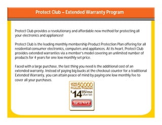 ProtectClub Membership Benefits Overview | PPT