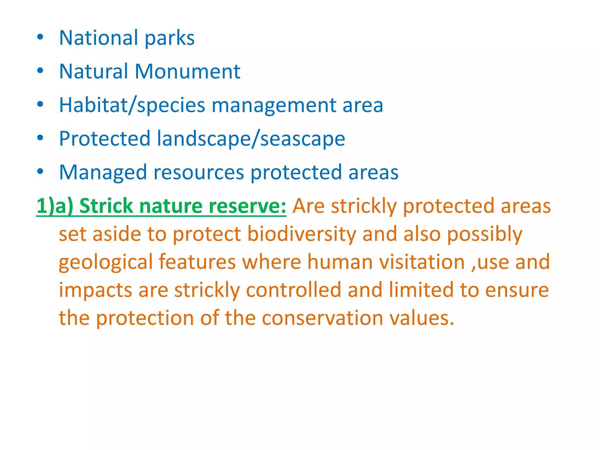 Protected areas | PPTX