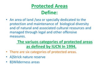 Protected areas | PPT