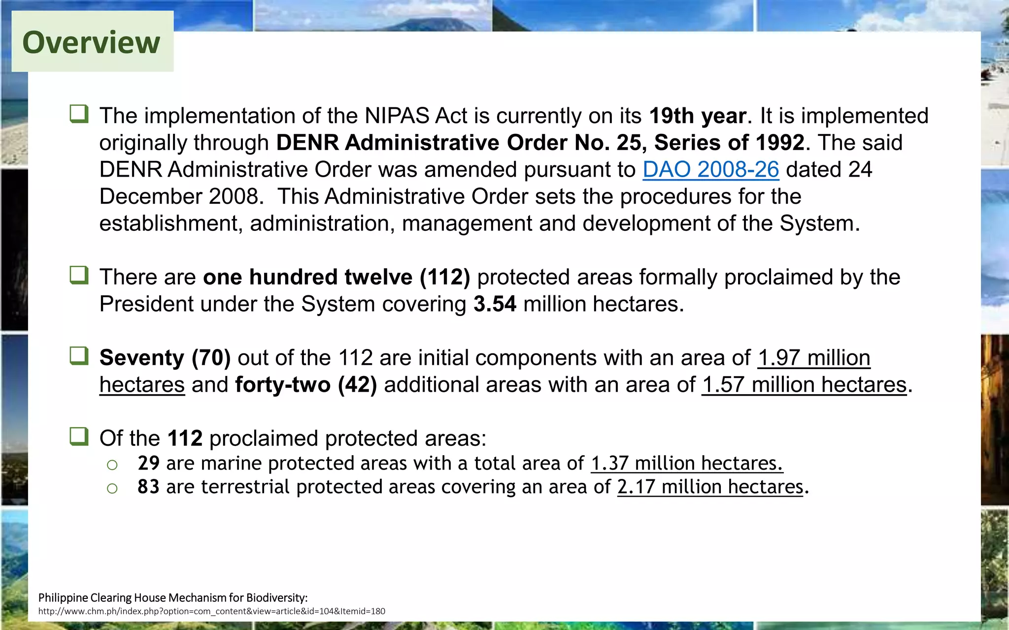 Protected areas ph eng sp1 | PPTX