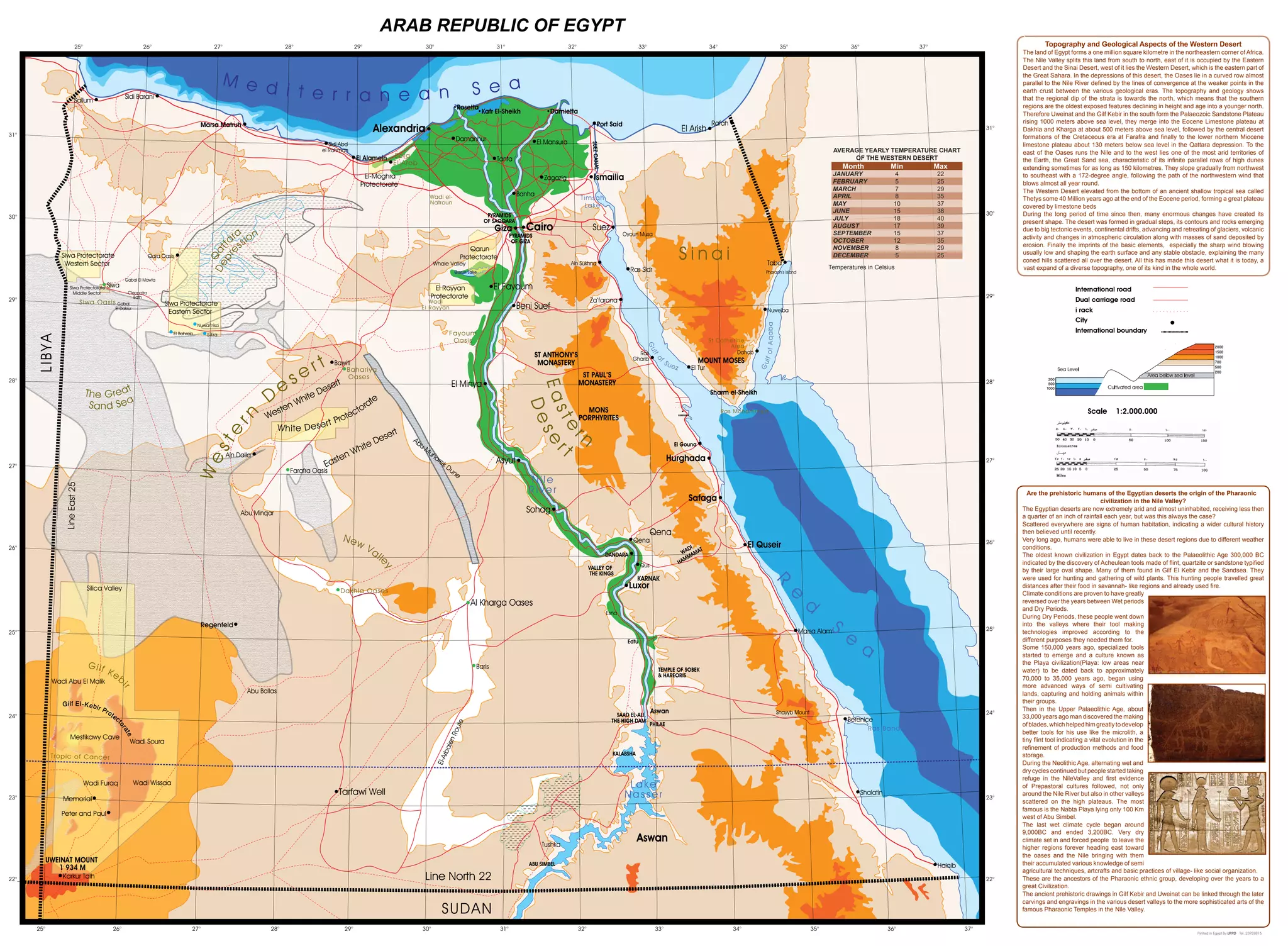 Protected areas & sfari map real size | PDF