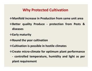 Protected cultivation of vegetables | PDF