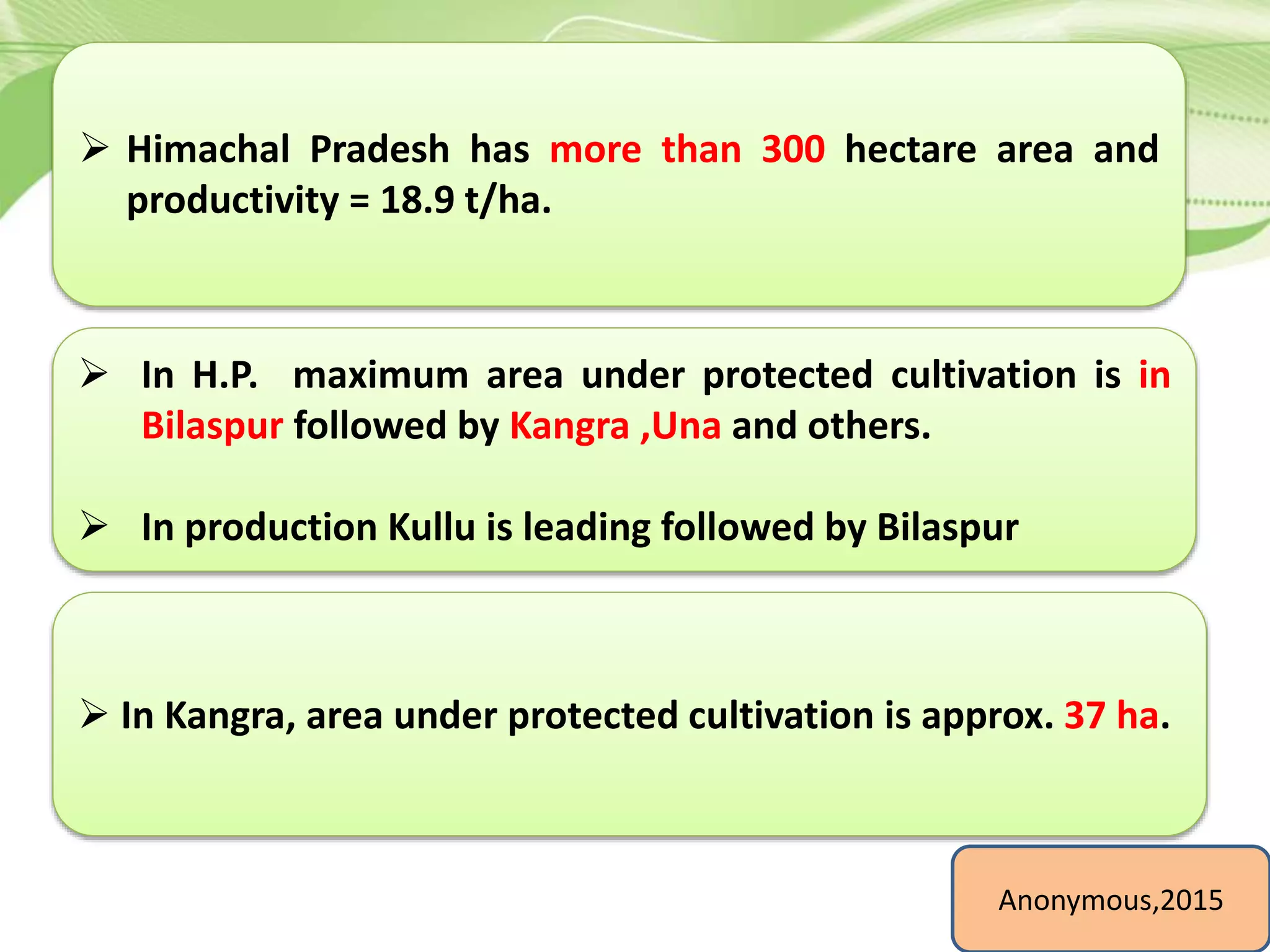 Protected cultivation of vegetable crops BY HARMANJEET | PPTX