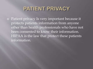 Protected health information | PPTX