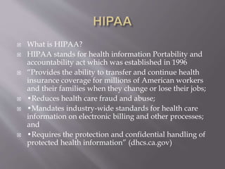 Protected health information | PPTX
