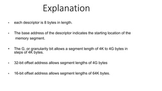 Protected mode memory addressing 8086 | PPTX | Operating Systems ...