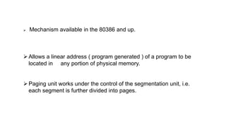 Protected mode memory addressing 8086 | PPTX | Operating Systems | Computer Software and ...
