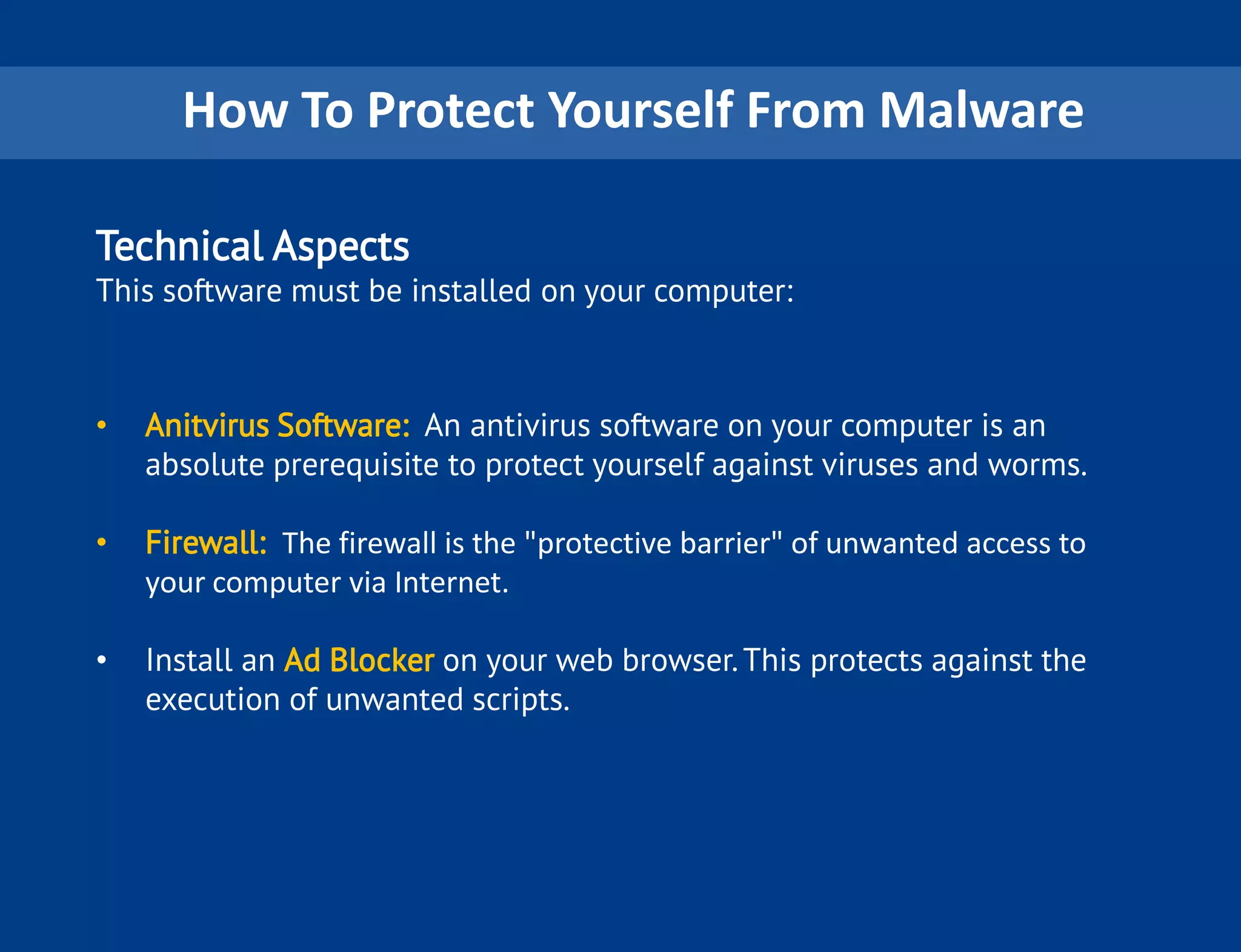 How To Protect From Malware | PDF