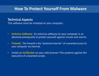 How To Protect From Malware | PDF