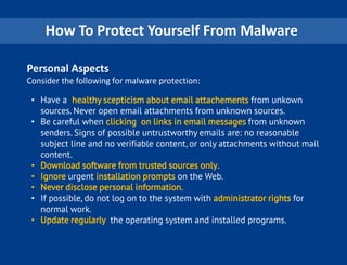 How To Protect From Malware | PDF