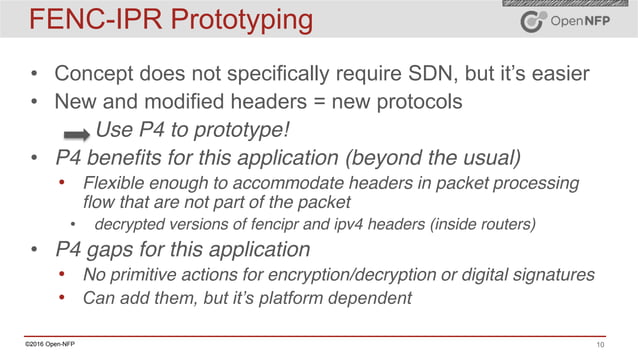 Protecting the Privacy of the Network – Using P4 to Prototype and ...