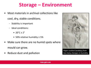 Protecting and preserving small collections by Prue McKay | PPTX
