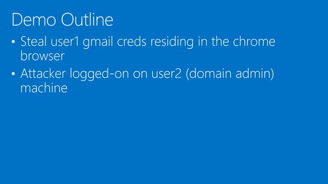 Protecting browsers’ secrets in a domain environment | PPT