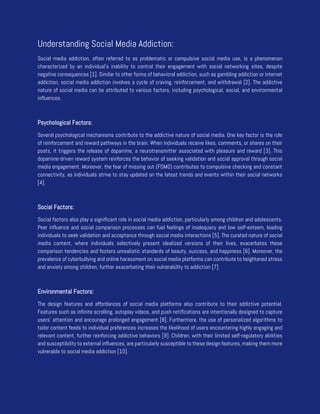 Protecting children from social media addiction | PDF