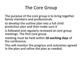 Protecting children processes from referral to conference | PPT