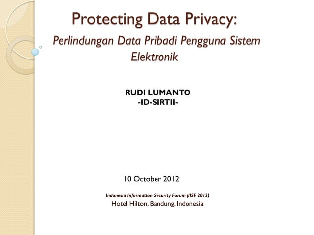 Protecting Data Privacy | PDF