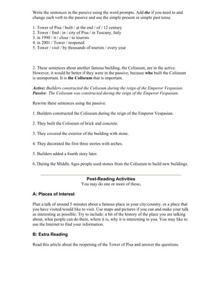 Protecting famous places | PDF | Europe Travel | Travel Locations