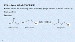PROTECTING GROUPs.pptx | Chemistry | Science