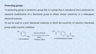 PROTECTING GROUPs.pptx | Chemistry | Science