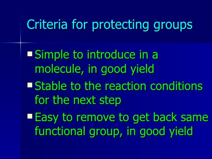 Protecting Groups