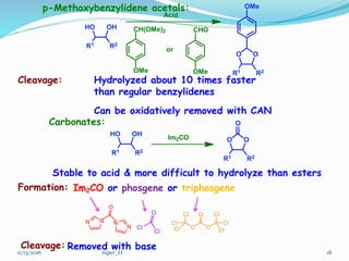 Benzyl Ester De Protection Mechanism