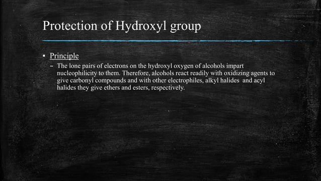 Protecting groups | PPTX