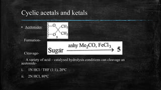 Protecting groups | PPTX
