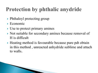 Protecting groups | PPTX