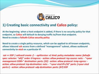 Protecting host with calico | PPT