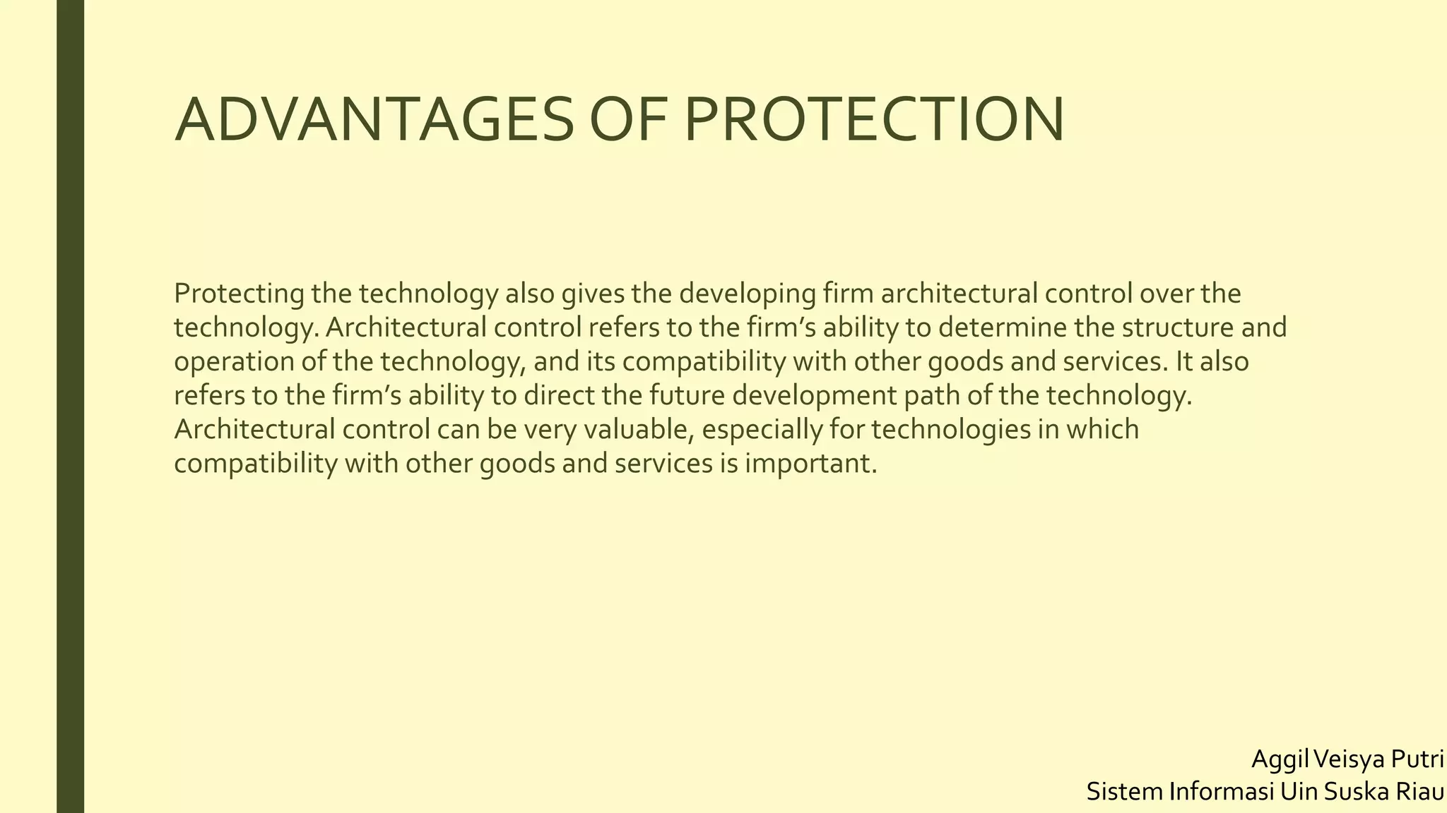 Protecting innovation | PPTX