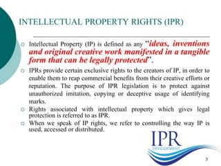 Protecting Intellectual Property under Trade Marks and Geographical ...