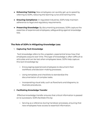 Protecting Organizational Knowledge_ How SOP Solutions Mitigate ...