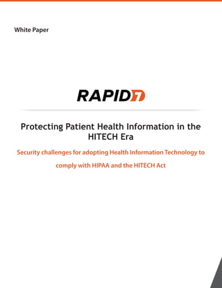 Protecting Patient Health Information in the HITECH Era | PDF | Internet | Computing