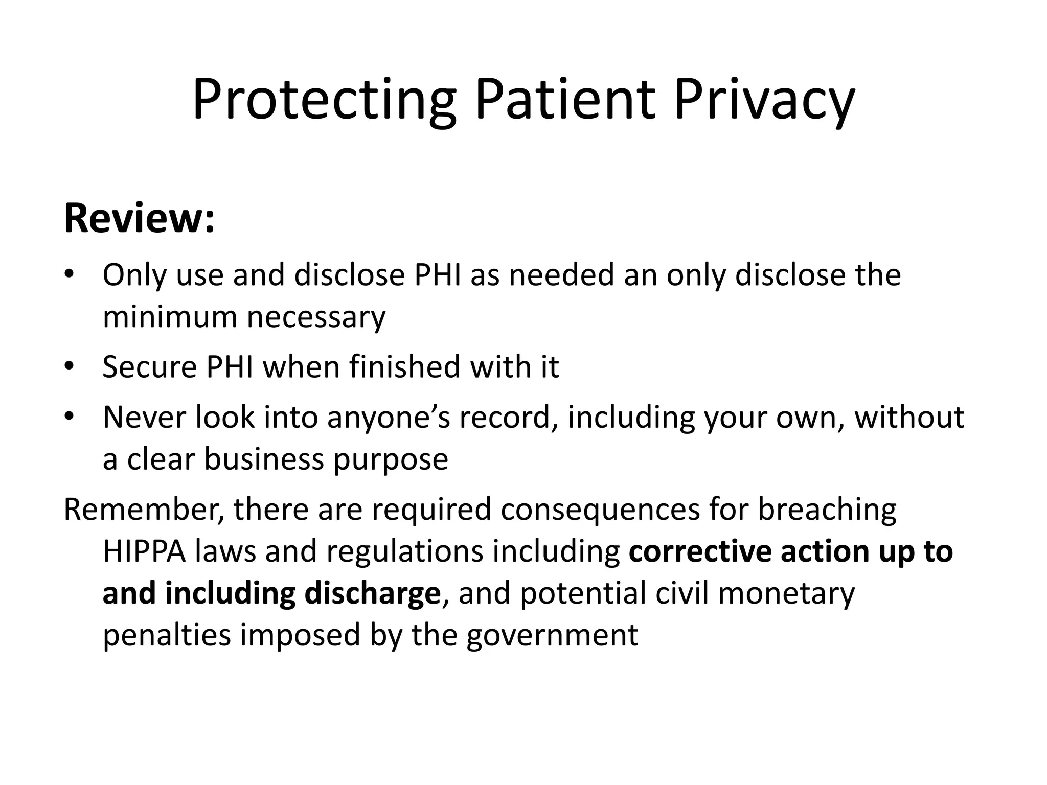 Protecting patient privacy | PPTX