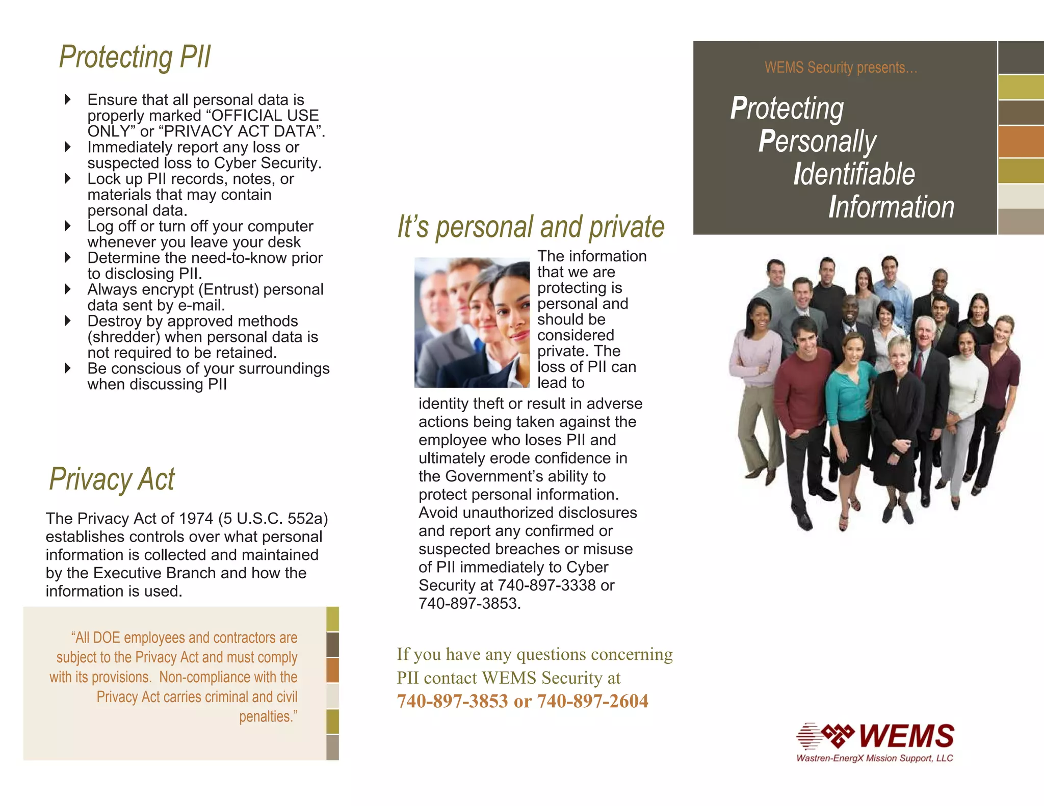 Protecting PII | PPT