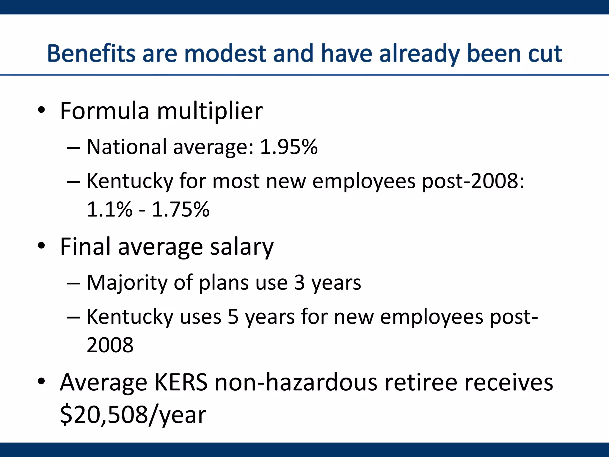Protecting retirement security | PPT