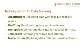 Protecting Sensitive Data PII Data Masking & Aadhaar Data Masking.pptx