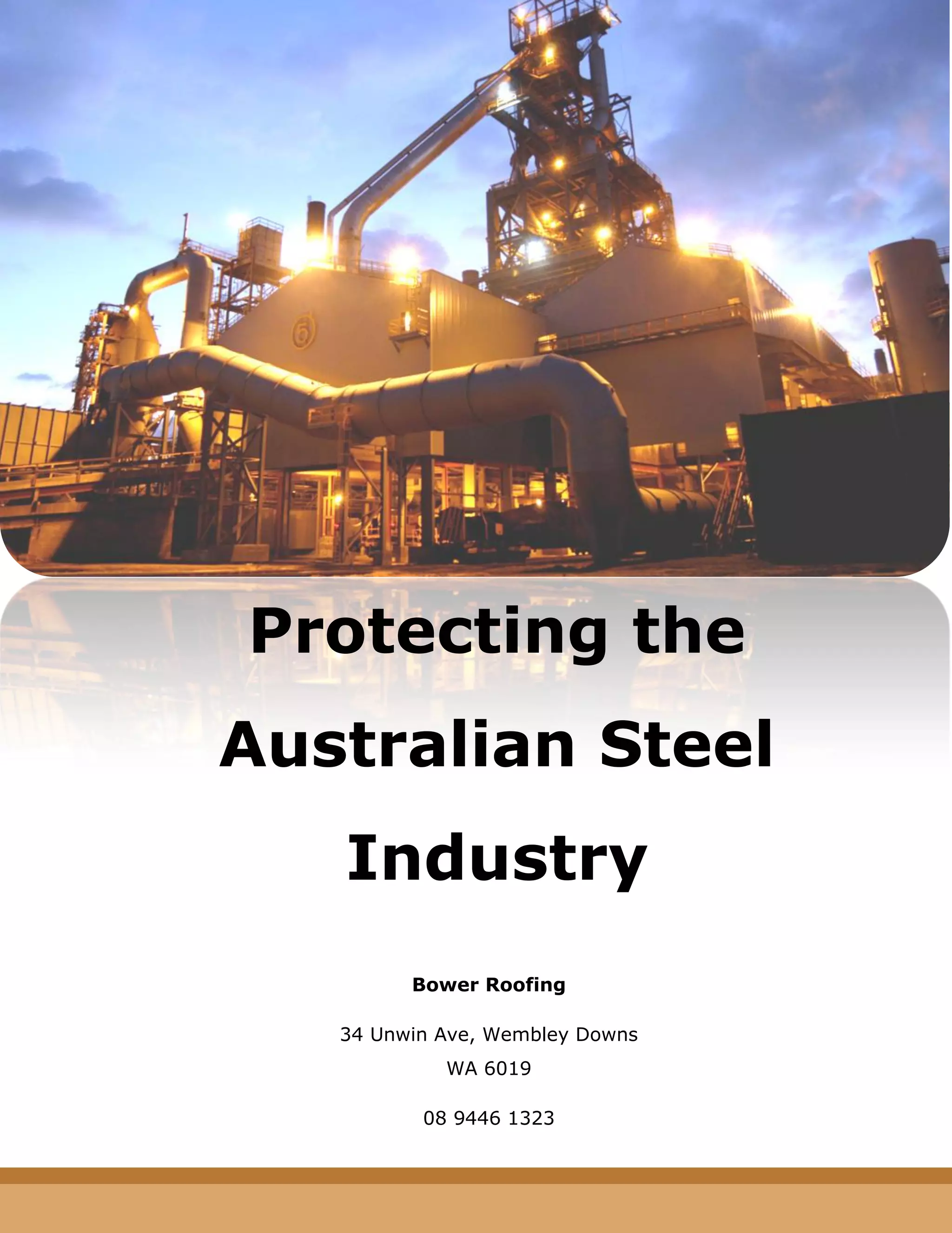 Protecting the Australian Steel Industry | PDF