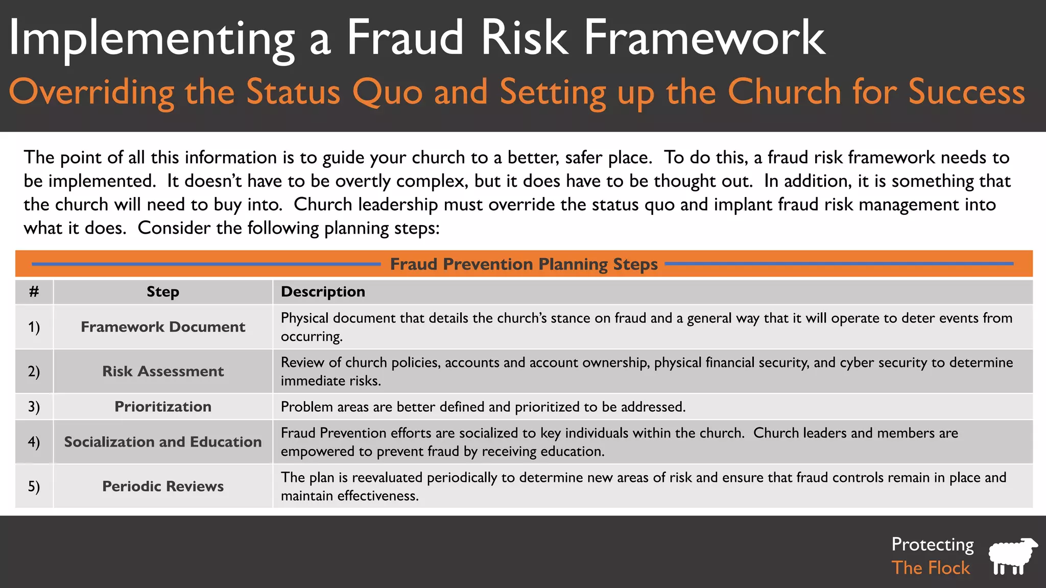 Protecting the flock presentation august 2020_overview | PDF