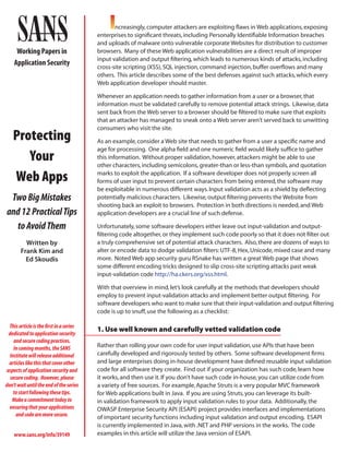 Protecting web apps | PDF