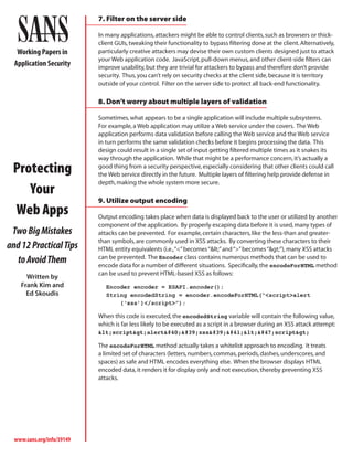 Protecting web apps | PDF