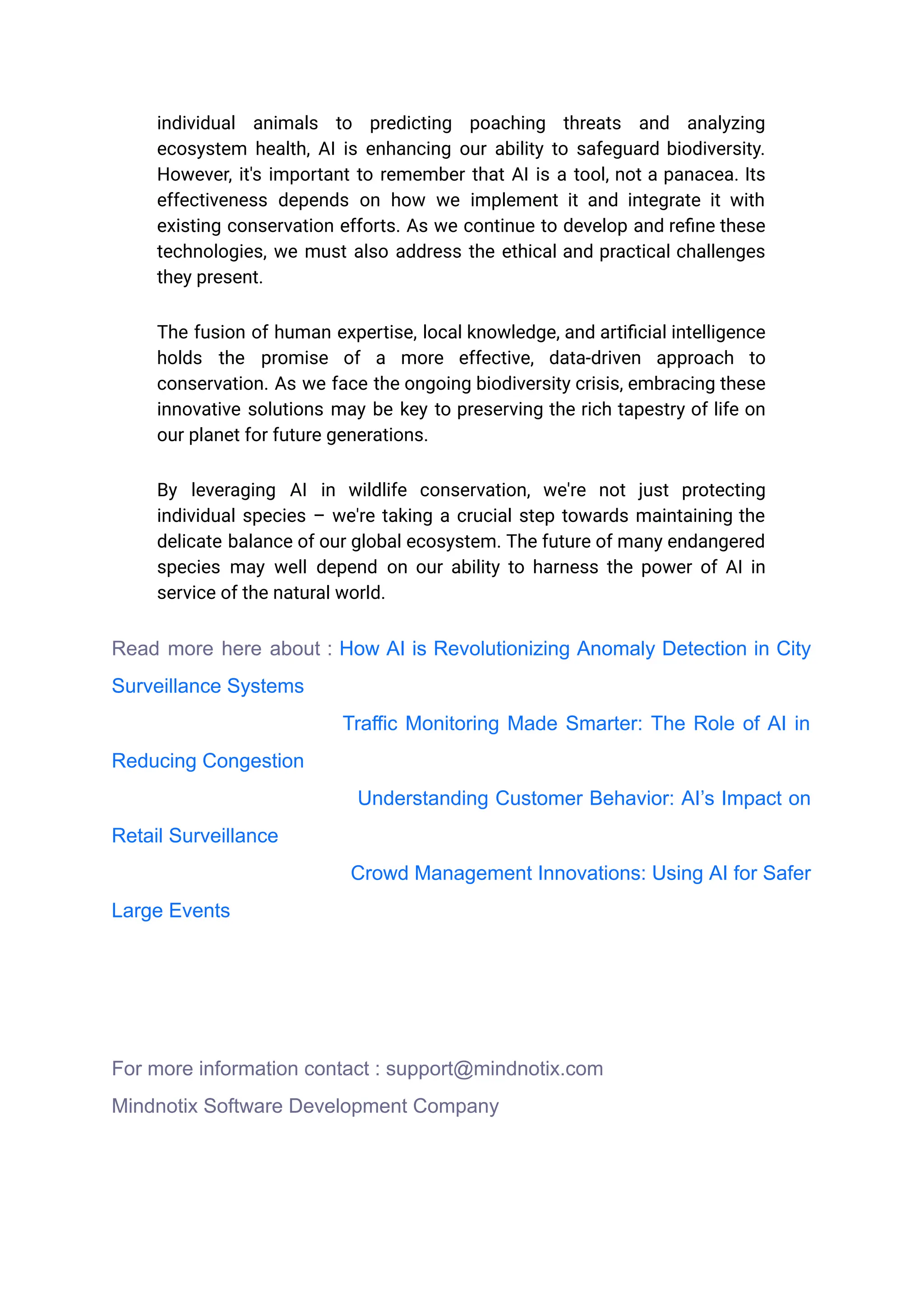 Protecting Wildlife_ The Role of AI in Monitoring Endangered Species.pdf