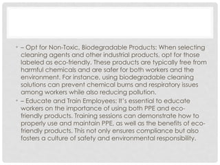Protecting Workers and the Planet Using PPE and Eco-Friendly US ...