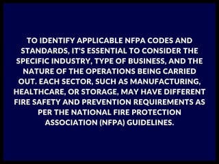Protecting your business: staying compliant with NFPA codes | PPT