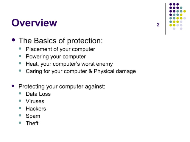 Protecting Your Computer | PPT | Operating Systems | Computer Software ...