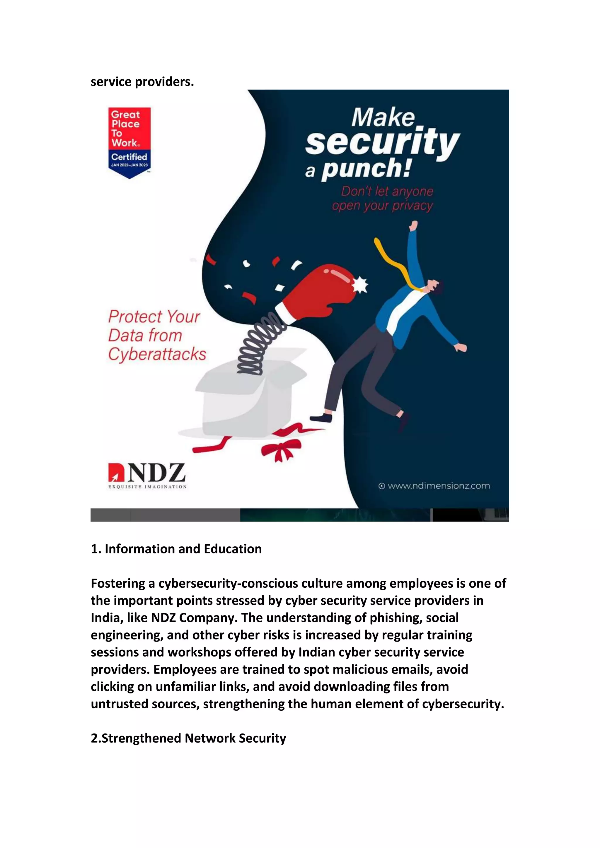 Protecting Your Data from Cyberattacks: NDimensionZ Company Insights | PDF