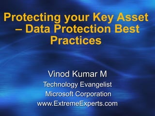 Protecting Your Key Asset – Data Protection Best Practices V2.0 Final ...