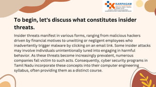 Protecting your organization from internal cyber threats Strategies to ...