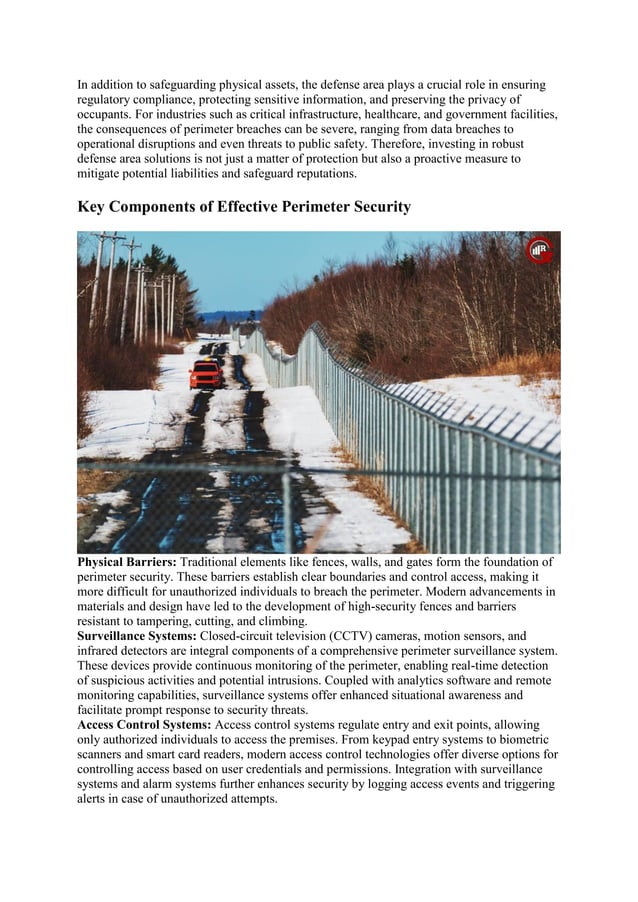 Perimeter Security: Explore the Importance of Security, Future Trends ...